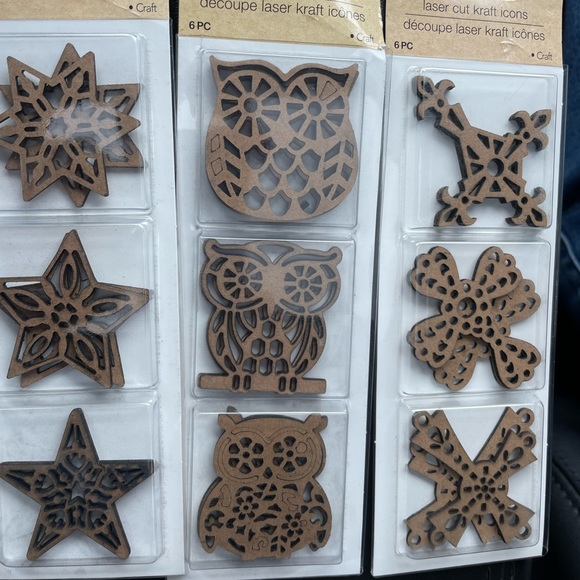 Crafters Square | Office | Scrapbooking Designs Laser Cut Kraft Icons ...